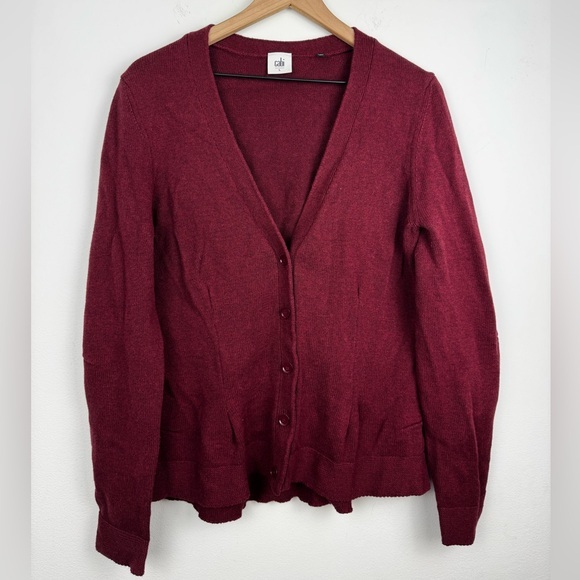 CAbi | Sweaters | Cabi 3529 Maroon Catch Cardigan | Poshmark